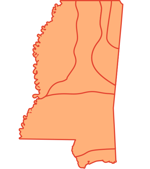 Mississippi Land Regions